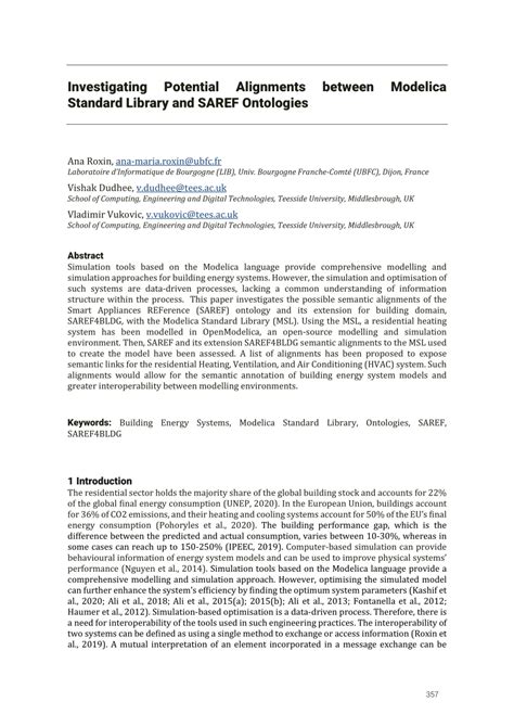 PDF Investigating Potential Alignments Between Modelica Standard