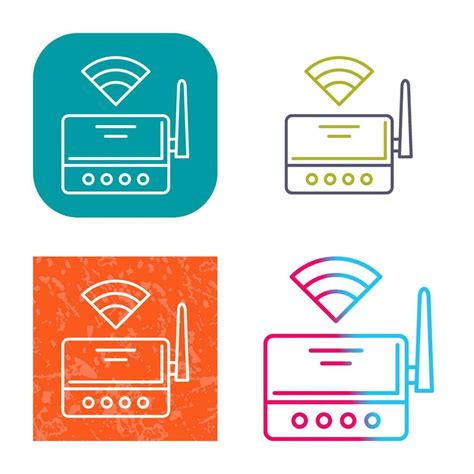 Wifi Router Vector Icon 30434005 Vector Art At Vecteezy