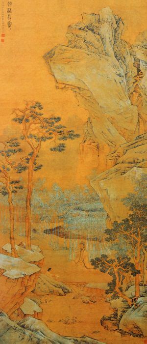 LuZhi 陸治 竹林长夏图 明 陆治 陸治字叔平別號包山子弘治九年1496生於蘇州包山梅梁里陸家世代耕讀陸治從小在