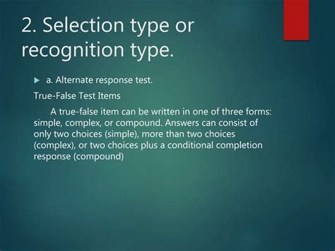 Objective Type Test Pptx