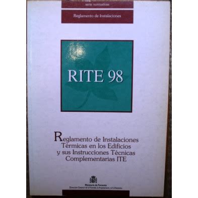 Reglamento de Instalaciones RITE Reglamento de Instalaciones Térmi