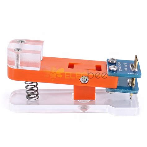 Programmer Module Pcb Test Fixture 16p 127mm Test Tool Gold Plated
