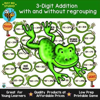 Triple Digit 3 Digit Addition With And Without Regrouping Game