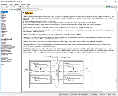 Custom Frame Generating When Triggered With Analog Discovery 2 Test And Measurement Digilent