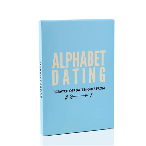 Alphabet Dating Scratch Off Book The Cafe Passport