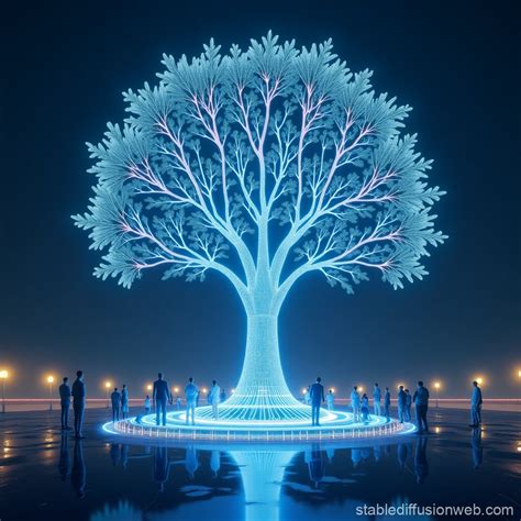 Future Communication Tree Stable Diffusion Online