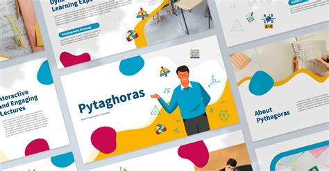 Pythagoras Math Presentation Google Slides Template