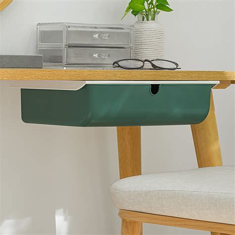 Aesthetic School Supplies Nachuan Table Hidden Drawer Storage Box