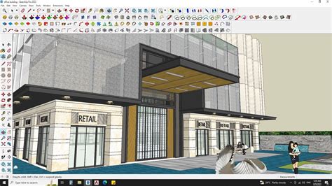 Office Building 3d Model Sketchup 3d Model Cgtrader