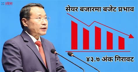 सेयर बजारमा बजेटको नकारात्मक प्रभाव दुई दिनमै ४३७ अंक गिरावट