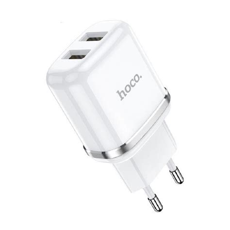 HOCO N4 Travel charger 2xUSB 2.4A White