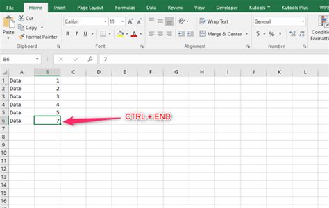 Finding The Last Used Cell In Excel Basic Excel Tutorial