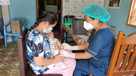 လမိုင်းမြို့တွင် မွေးကင်းစမှ အသက် ၁ နှစ်ခွဲအထိ ကလေးငယ်များနှင့်ကိုယ်ဝန်ဆောင် အမျိုးသမီးများအား