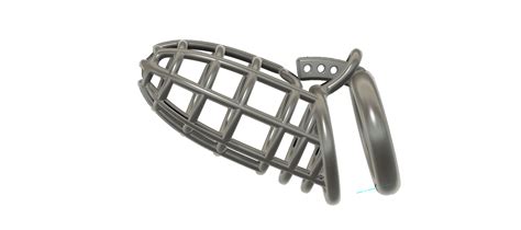 Stl File Male Chastity Device Cock Cage Penis Ring Virginity Lock
