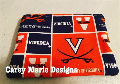 UVA Pouch Uva Wahoo Wahoowa Cavalier Virginia Uva Fabric Etsy
