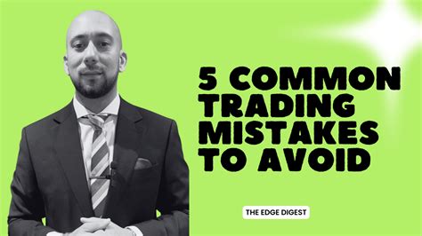 Top 5 Trading Mistakes You Need To Avoid