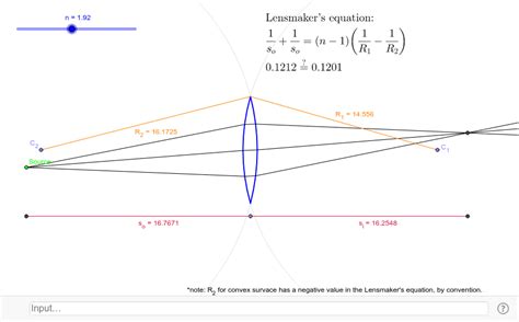 Lens Equation Calculator Tessshebaylo