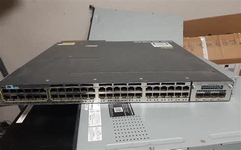Lc0807 05 01 Cisco Catalyst 3750 48 Port Switch And 4 Port Fiber Bidcorp Auctions