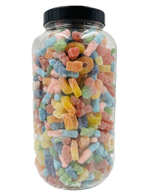 Simway Sweets Fun Fizzies Mix Sweet T Huge Mega 3kg Candy Jar