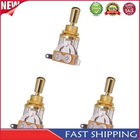 3 Way Electric Guitar Selector Pickup Toggle Switch For Lp Epi Gold