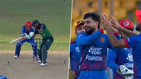 Babar Azam Dismissal Video Watch Pakistan Captain Get Dismissed By