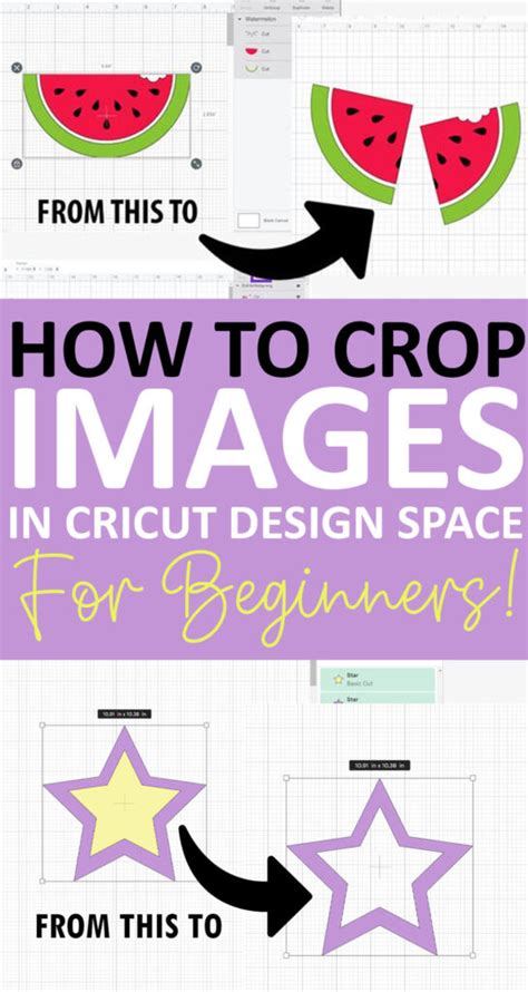 How To Crop Images In Cricut Design Space