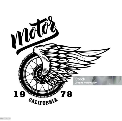 경주 날개 달린 바퀴가 달린 티셔츠 프린트 템플릿 벡터 일러스트레이션 바퀴에 대한 스톡 벡터 아트 및 기타 이미지 바퀴