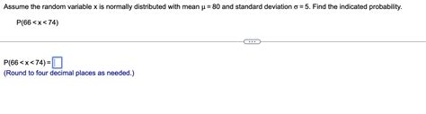 Solved Assume The Random Variable X Is Normally Distributed Chegg