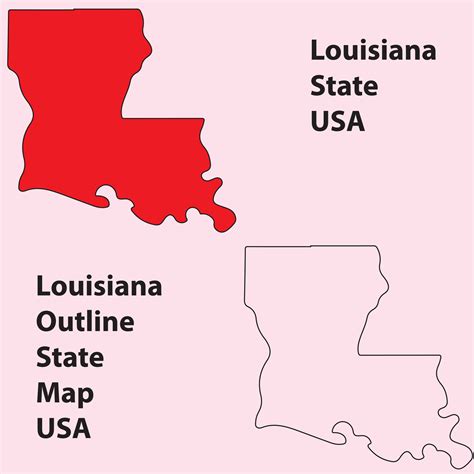Louisiana State Map