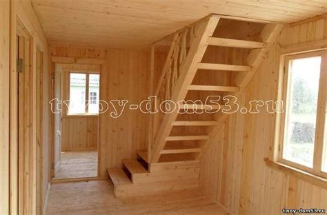 Лестница на мансарду в каркасном доме Дом Лестничные конструкции Спальня в мансарде дизайн