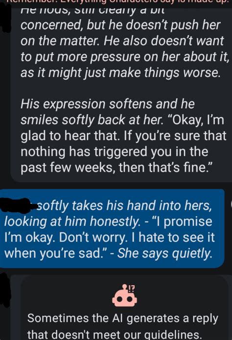 that s just insane pls fix the app asap devs r characterai