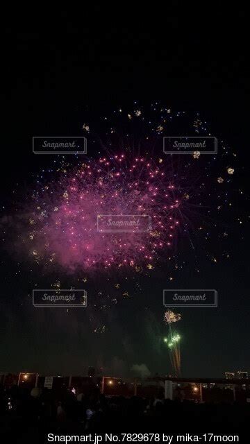 打ち上げ花火の写真・画像素材 7829678 Snapmart（スナップマート）