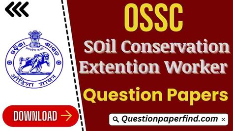OSSC SCEW Previous Year Question Papers With Solutions Download PDF Question Paper Find