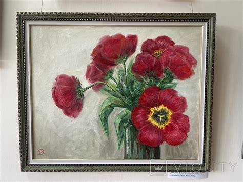 Червоні тюльпани 113462984 купить на Violity