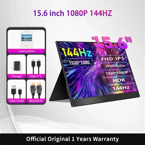 Liagmk Portable Monitor 156 Inch Hd1920x1080 Touch Screen Monitor