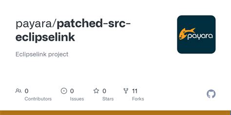 GitHub Payara Patched Src Eclipselink Eclipselink Project