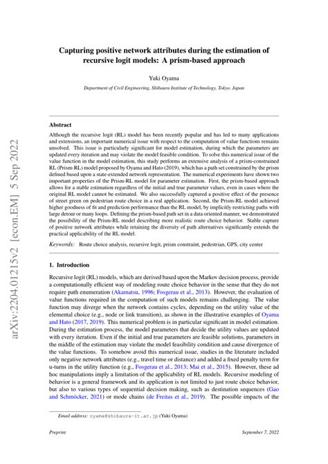 Pdf Capturing Positive Utilities During The Estimation Of Recursive