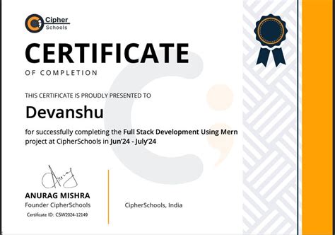 Devanshu On Linkedin Mern