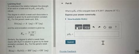 Solved Learning Goal Part B To Understand The Relation