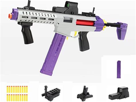 Jp サブマシンガン おもちゃ ソフト弾丸銃 ナイロン 合金 マニュアル おもちゃの銃 アサルトライフル Eva