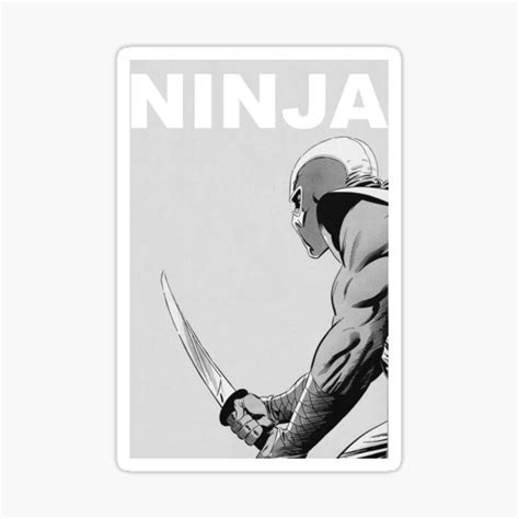 NINJA VINTAGE Sticker For Sale By Daviscoatings Redbubble