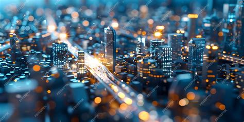 A Smart City With Interconnected Infrastructure Including Smart Traffic Lights And Ev Charging