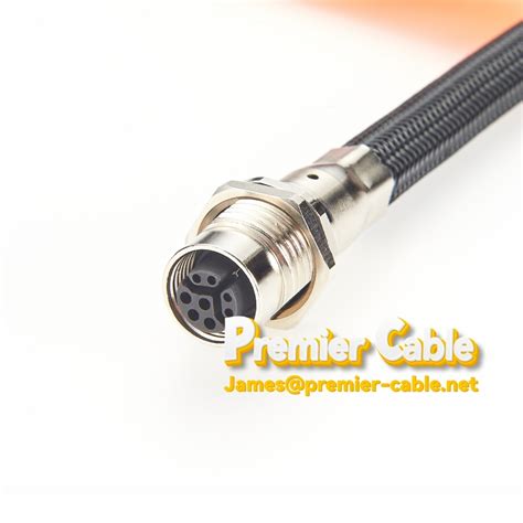 M12 Y Coded Cable Connector For Fieldbus And Ethercat Industrial
