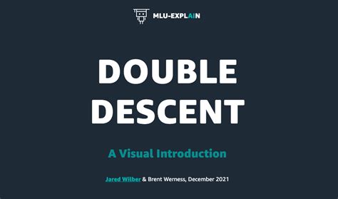 Double Descent