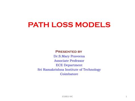 Two Ray Model And Friis Free Space Propagation Model Pptx