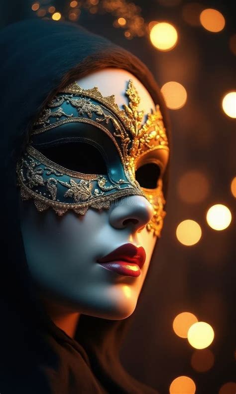 Elegant Masquerade Mask With Subtle Animation Creating A Captivating