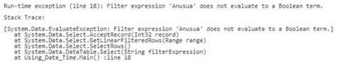 C Datatable Filter How To Filter Datatable In C With Examples
