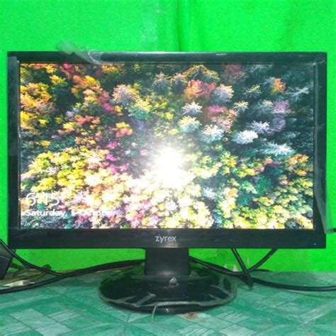 Jual Led Monitor Komputer Zyrex 19inch Wide Shopee Indonesia