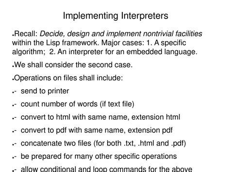 Artificial Intelligence And Lisp Lecture Programming In Lisp Ii Liu