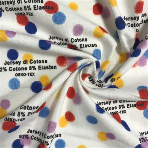 Tessuto Jersey Di Cotone Al Metro TheColorSoup